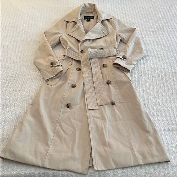 Rachel Zoe | Jackets & Coats | Rachel Zoe Beige Doublebreasted Trench ...